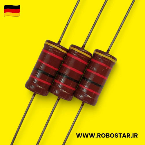 مقاومت 422 اهم 4 وات نظامی آلمانی - روبواستار الکترونیک
